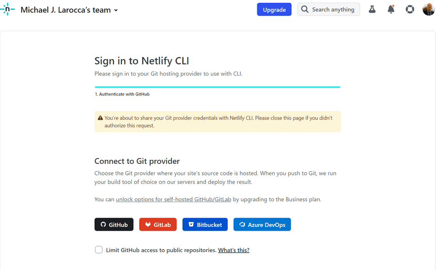 Create A React Project Push It To Github And Deploy With Netlify From The Command Line