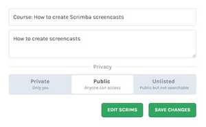 How to create Scrimba screencasts and turn them into a Scrimba course